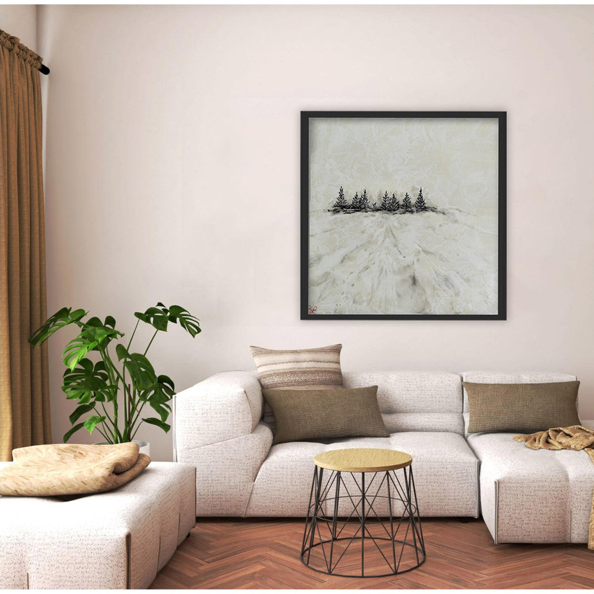 "Frosted Horizon" Canvas Wall Art By Karen Biery – Ready2HangArt