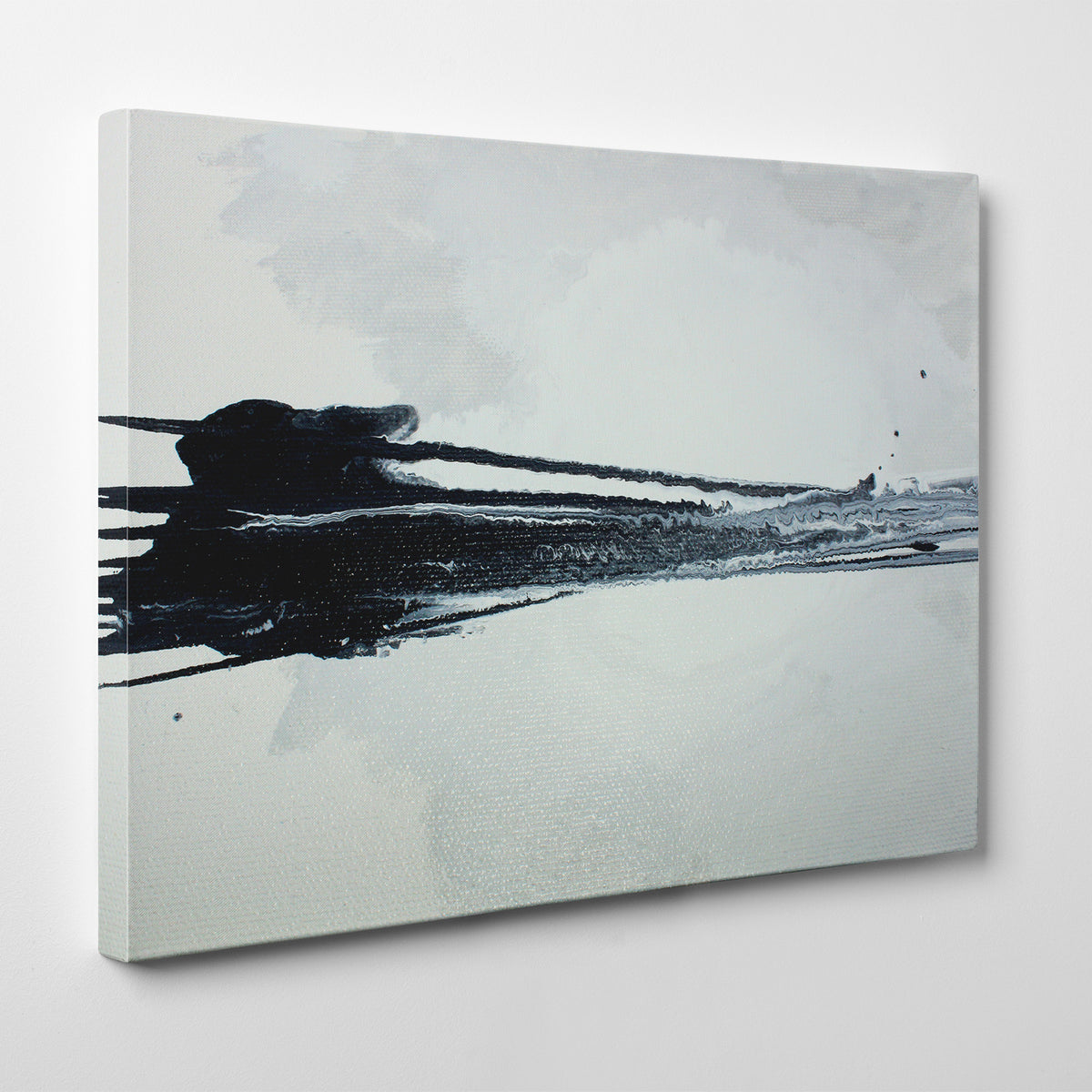 'Onyx Landscape' Wrapped Canvas Wall Art | Ready2HangArt