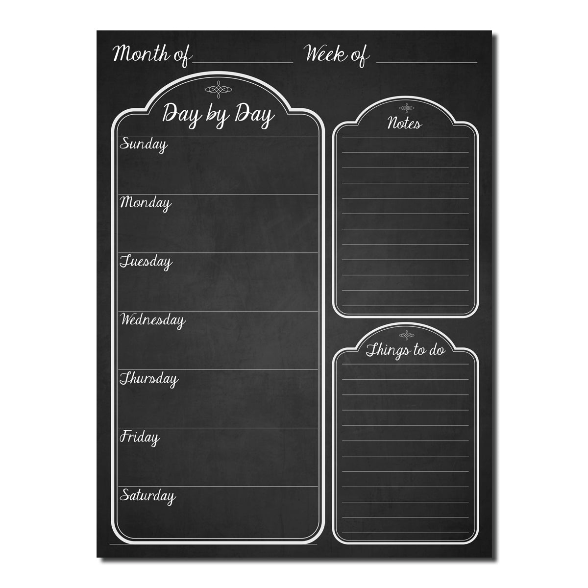 R2H Methods 'Day by Day' Dry Erase Daily Planner on ArtPlexi ...