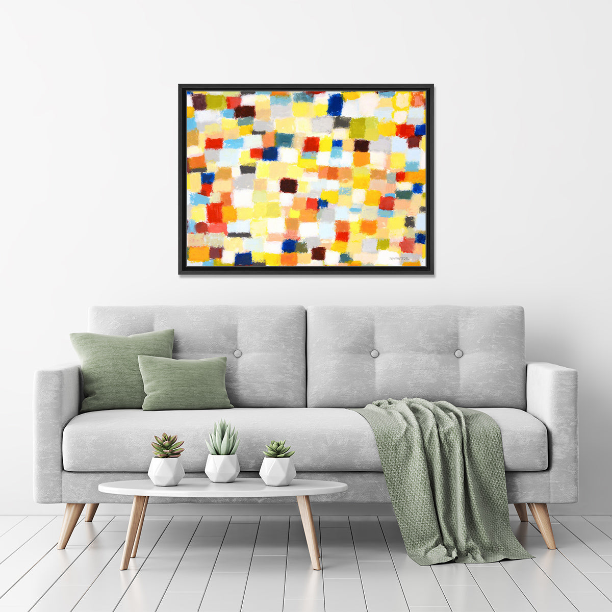 Vision Quilt Framed Canvas Wall Art | Ready2HangArt