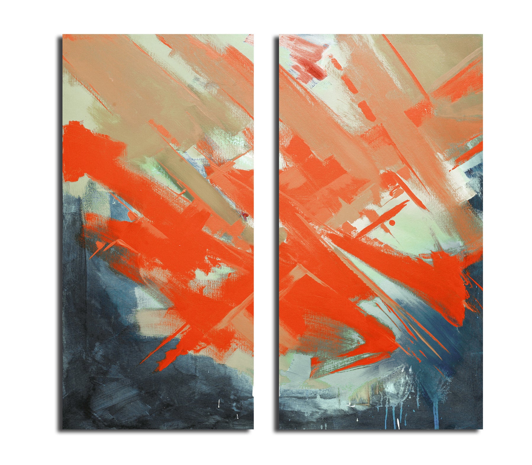 Smash XIV' 2 Piece Wrapped Canvas Wall Art Set – Ready2HangArt