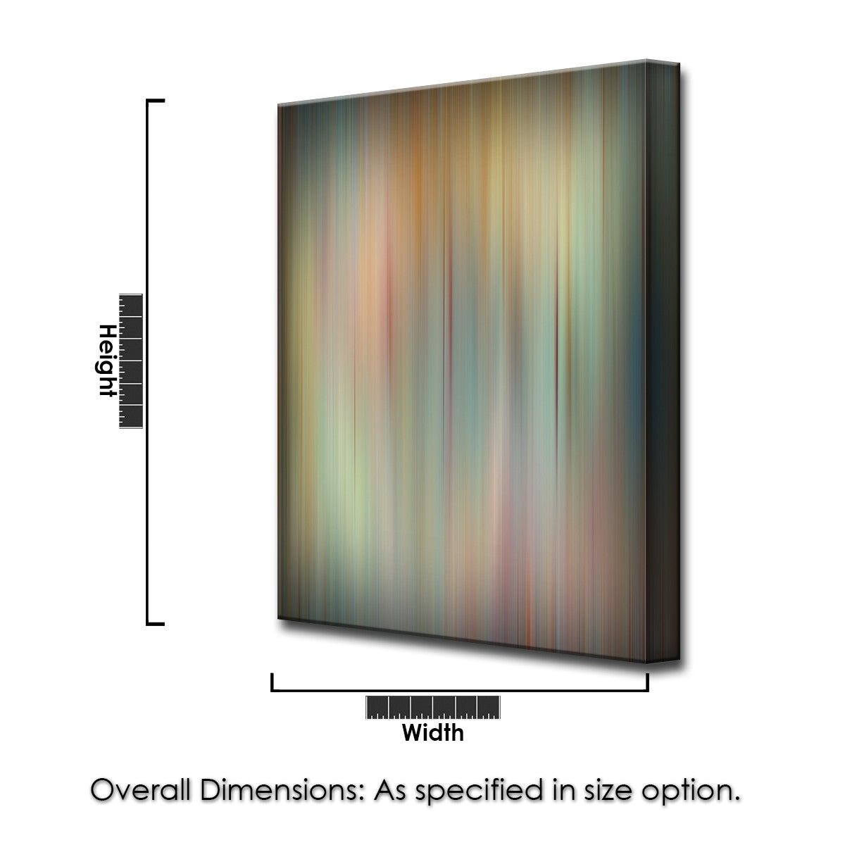 Blur Stripes II' Wrapped Canvas Wall Art – Ready2HangArt