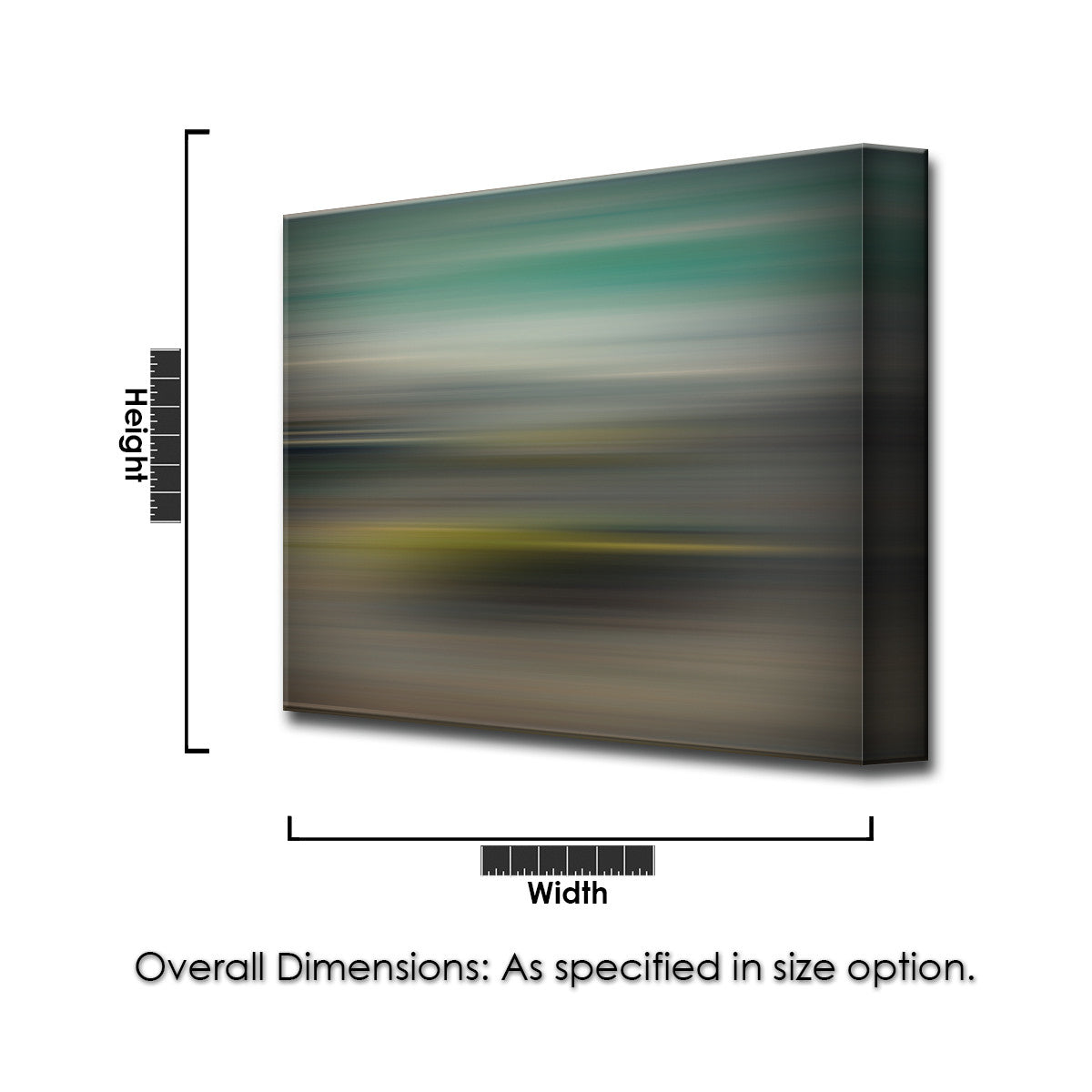 Blur Stripes XXXI' Wrapped Canvas Wall Art – Ready2HangArt
